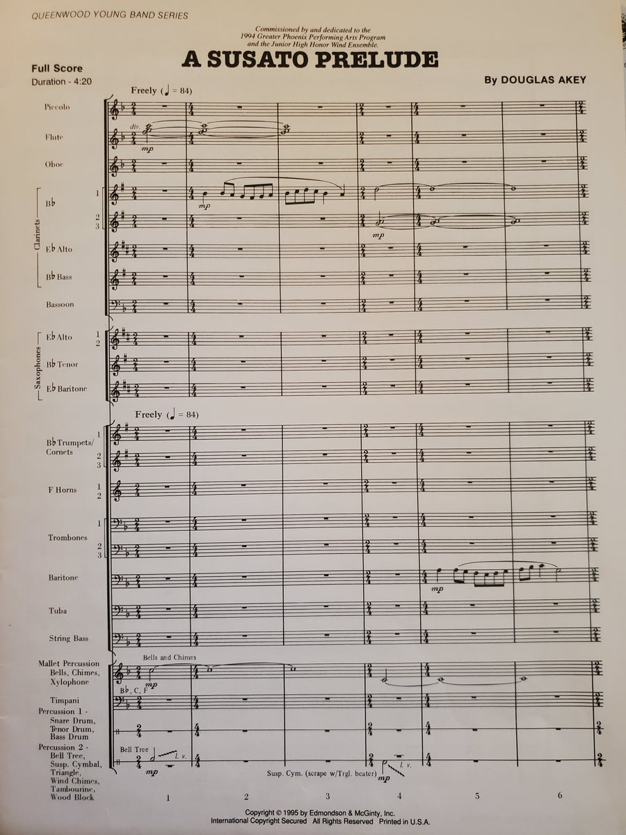A Susato Prelude Douglas Akey – ABA Library